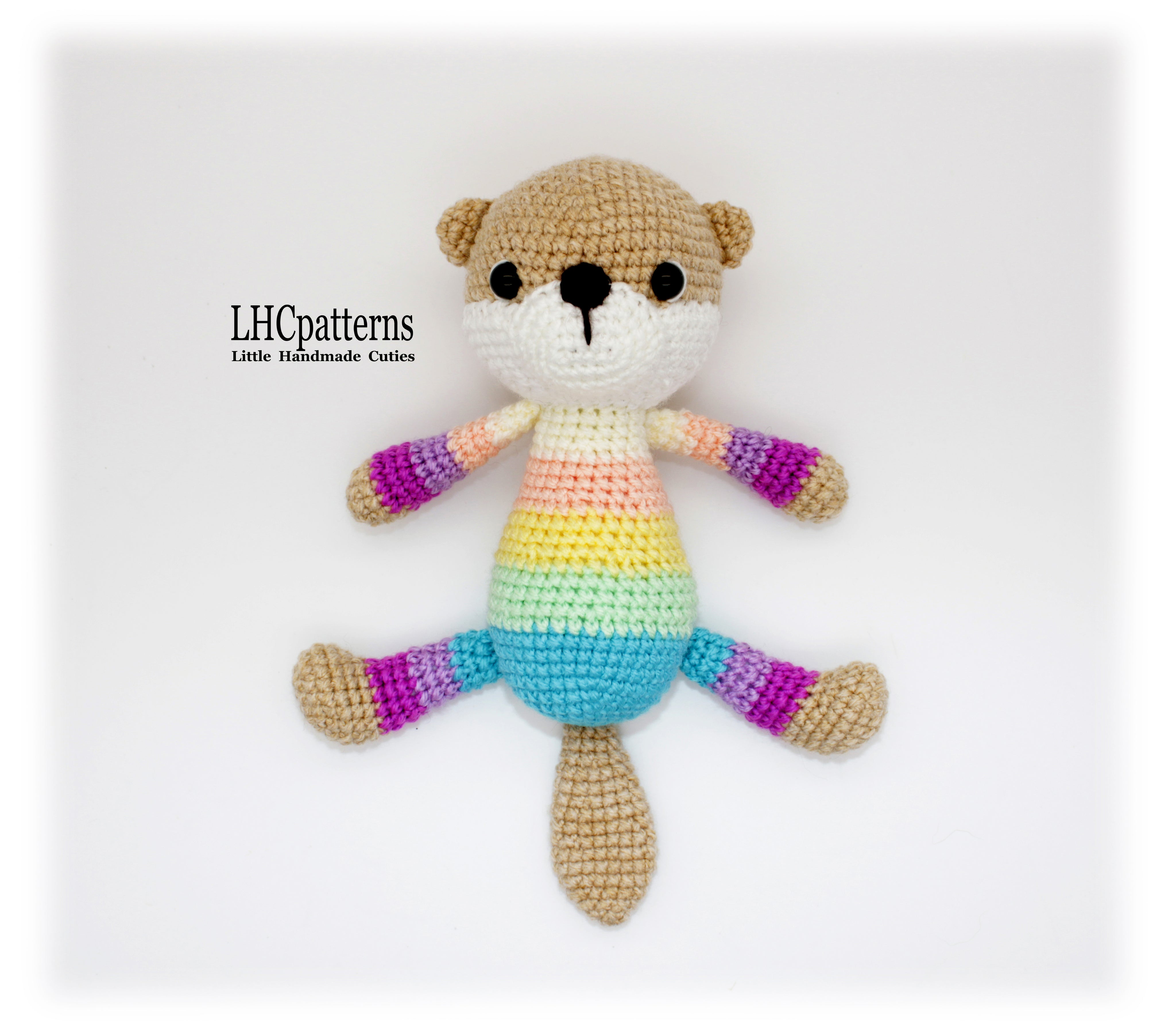 CROCHET PATTERN: Otho the Otter, Animal Crochet Pattern, Amigurumi Ott ...