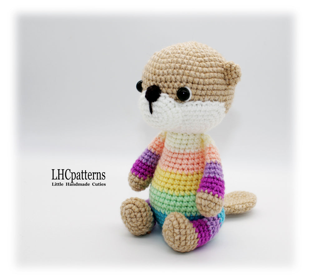 CROCHET PATTERN: Otho the Otter, Animal Crochet Pattern, Amigurumi Ott ...