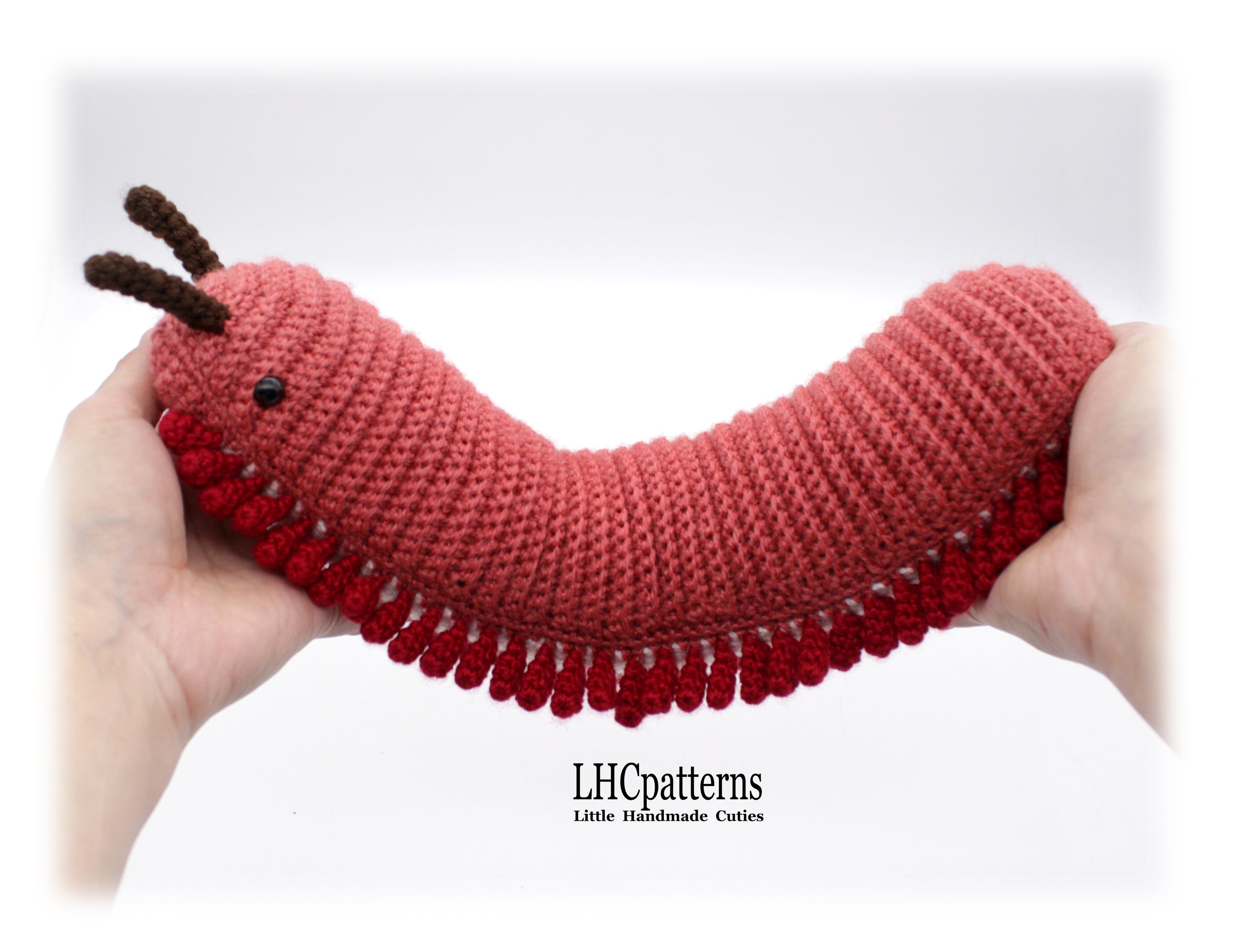Crochet Pattern: Millipede, Amigurumi Millipede, Millipede Stuffed Toy ...