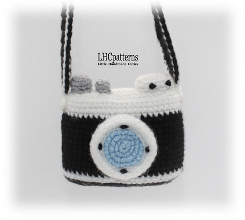 CROCHET PATTERN: Camera, Crochet Photo Camera, Amigurumi Camera, Camer ...