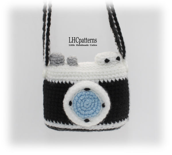 CROCHET PATTERN: Camera, Crochet Photo Camera, Amigurumi Camera, Camer ...