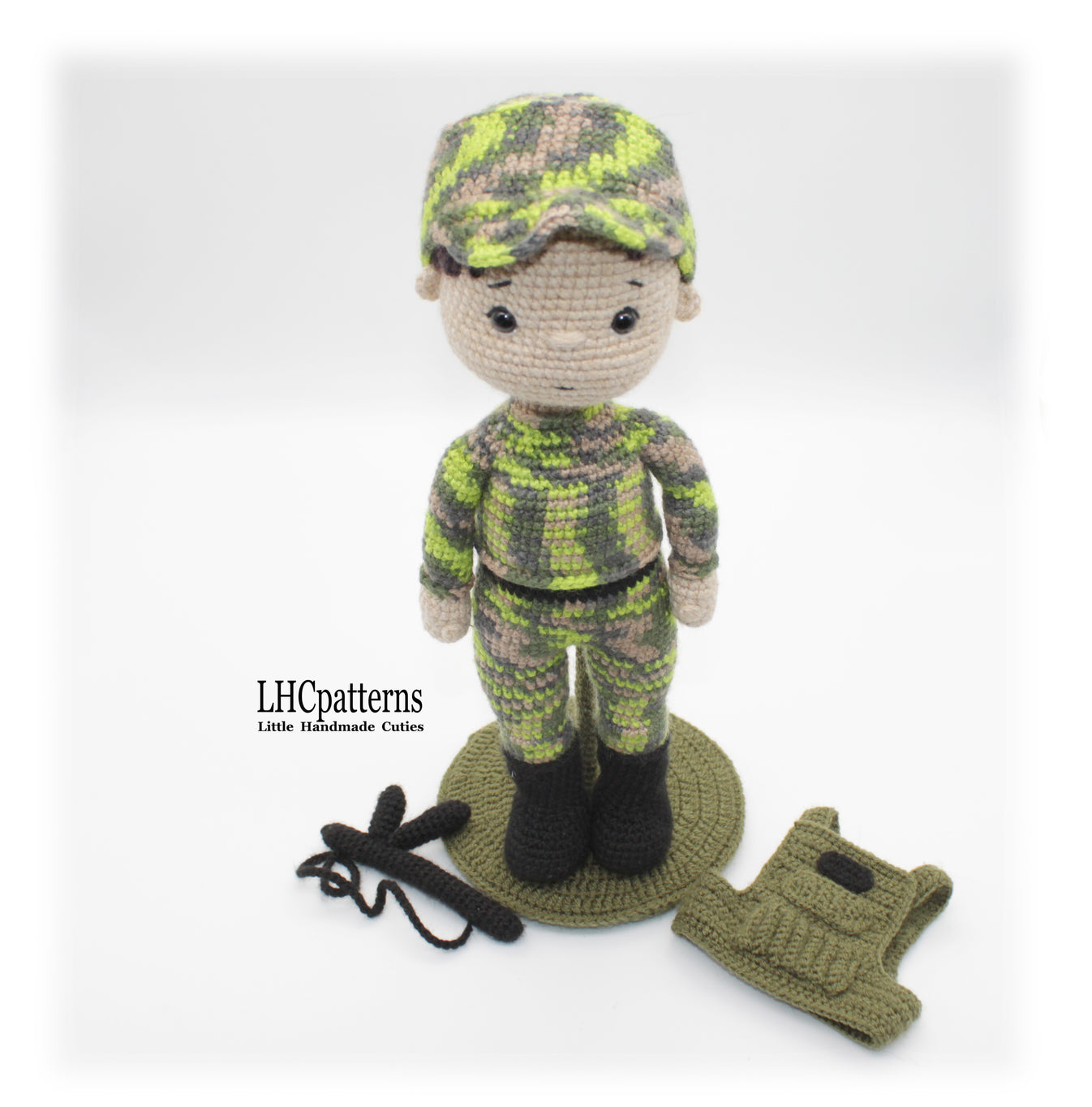 Crochet Pattern: Soldier Doll, Military Man Soft Toy, Army Man, Army B ...