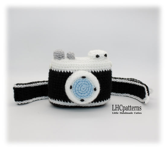 CROCHET PATTERN: Camera, Crochet Photo Camera, Amigurumi Camera, Camer ...