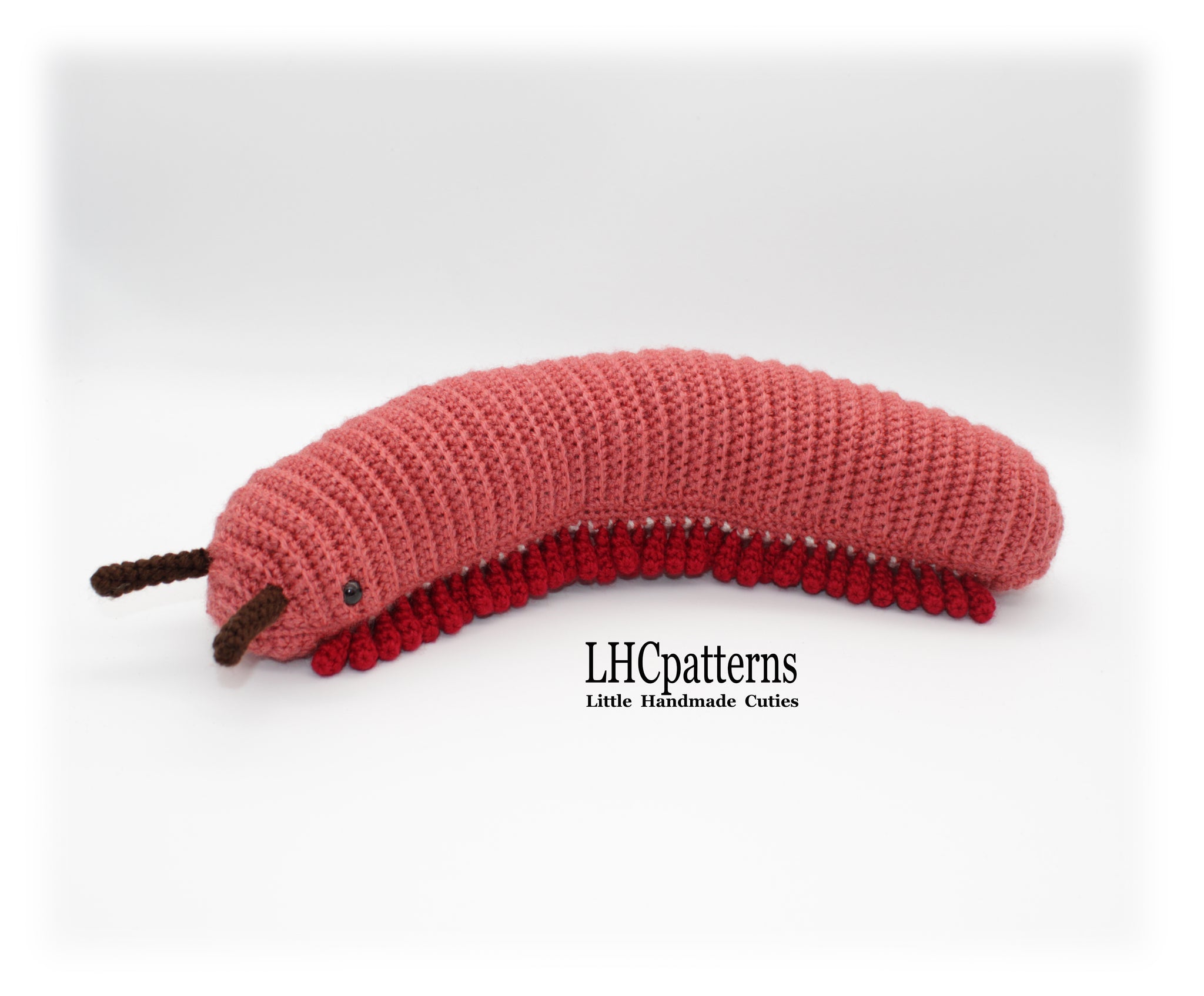 Crochet Pattern: Millipede, Amigurumi Millipede, Millipede Stuffed Toy ...