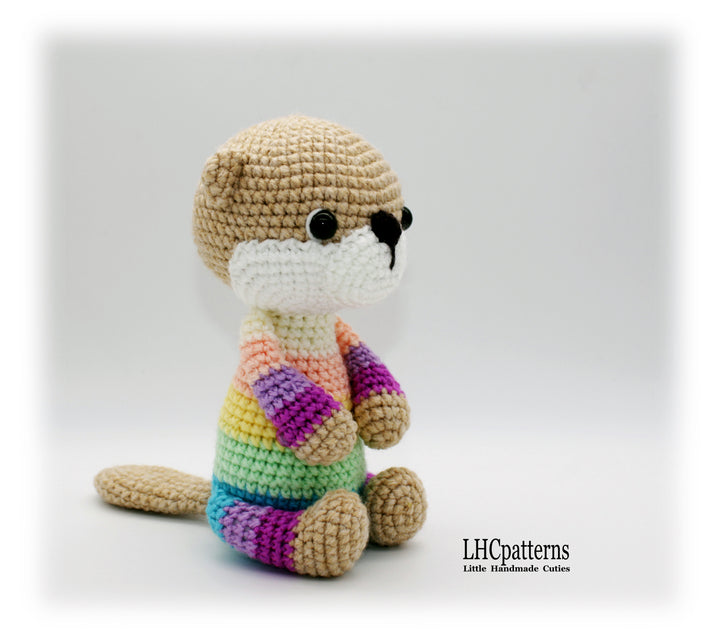 CROCHET PATTERN: Otho the Otter, Animal Crochet Pattern, Amigurumi Ott ...