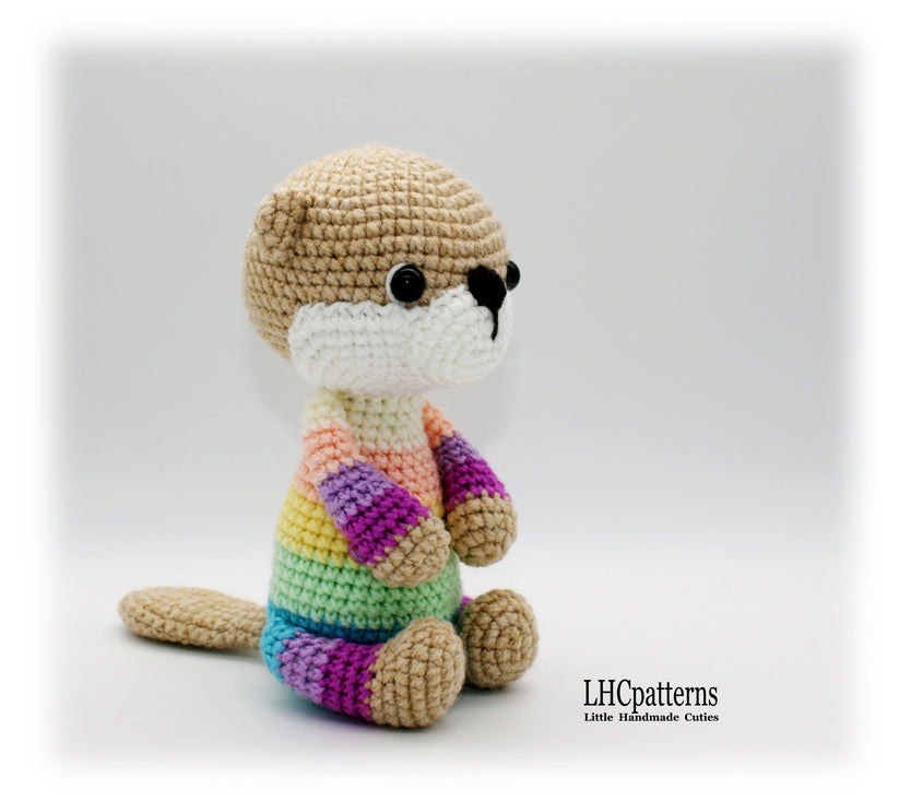CROCHET PATTERN: Otho the Otter, Animal Crochet Pattern, Amigurumi Ott ...