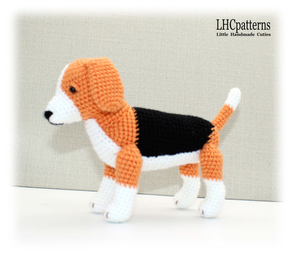 CROCHET PATTERN: Beagle Dog – LHCpatterns